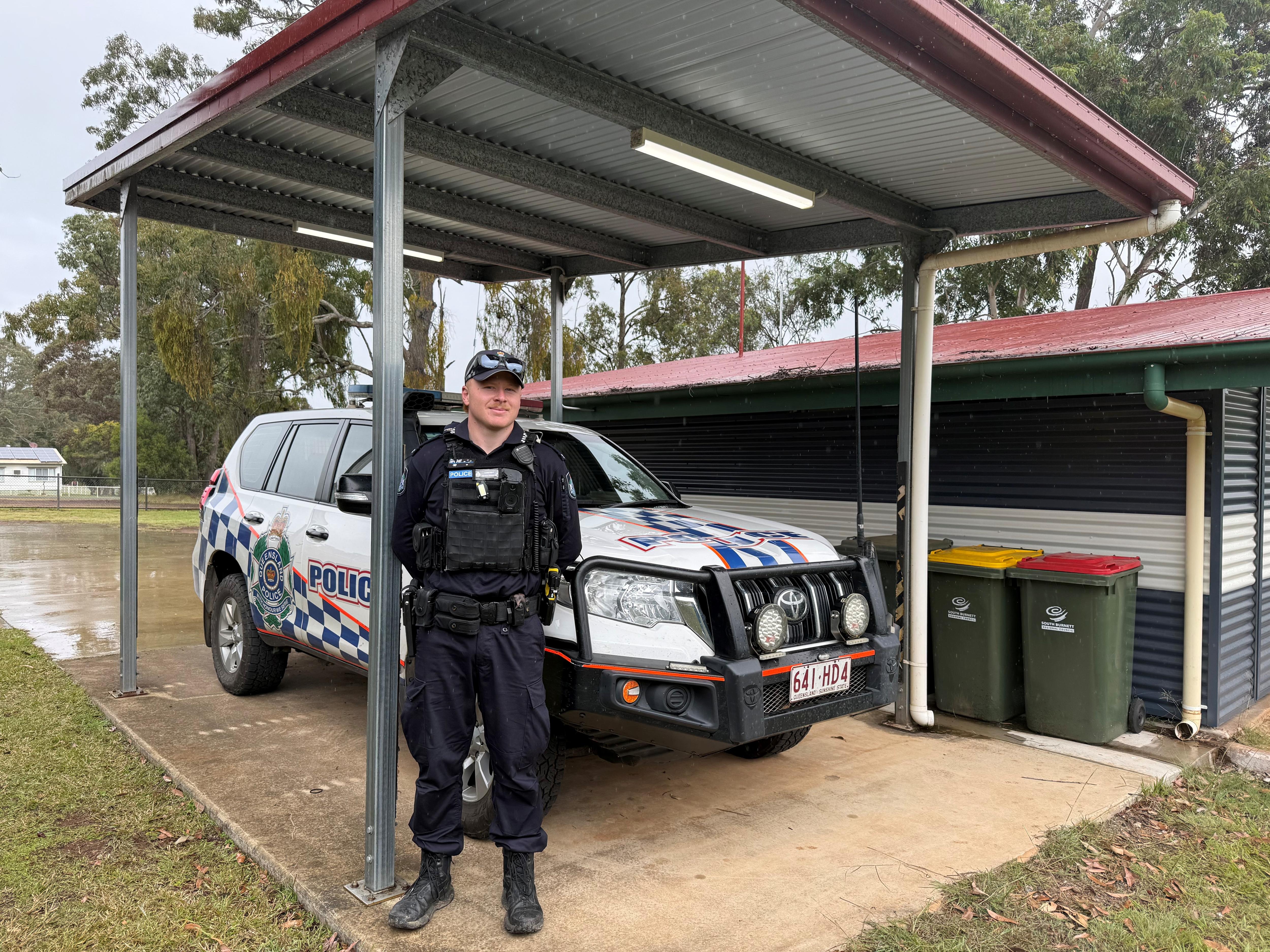 Police officer says rescuing dog from burning South Burnett home all in ...