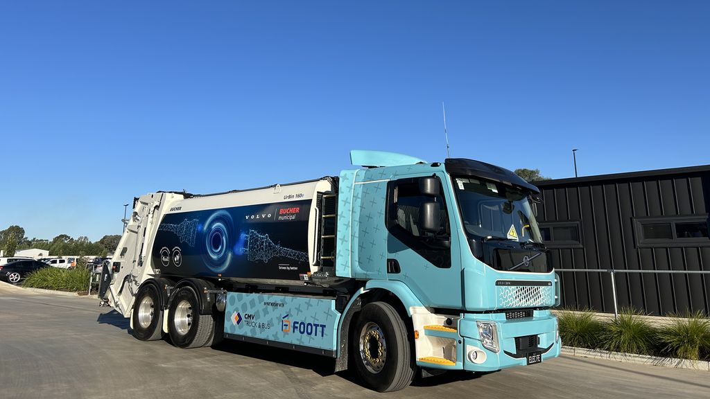 Regional Australia's first EV Garbage Truck - ABC News