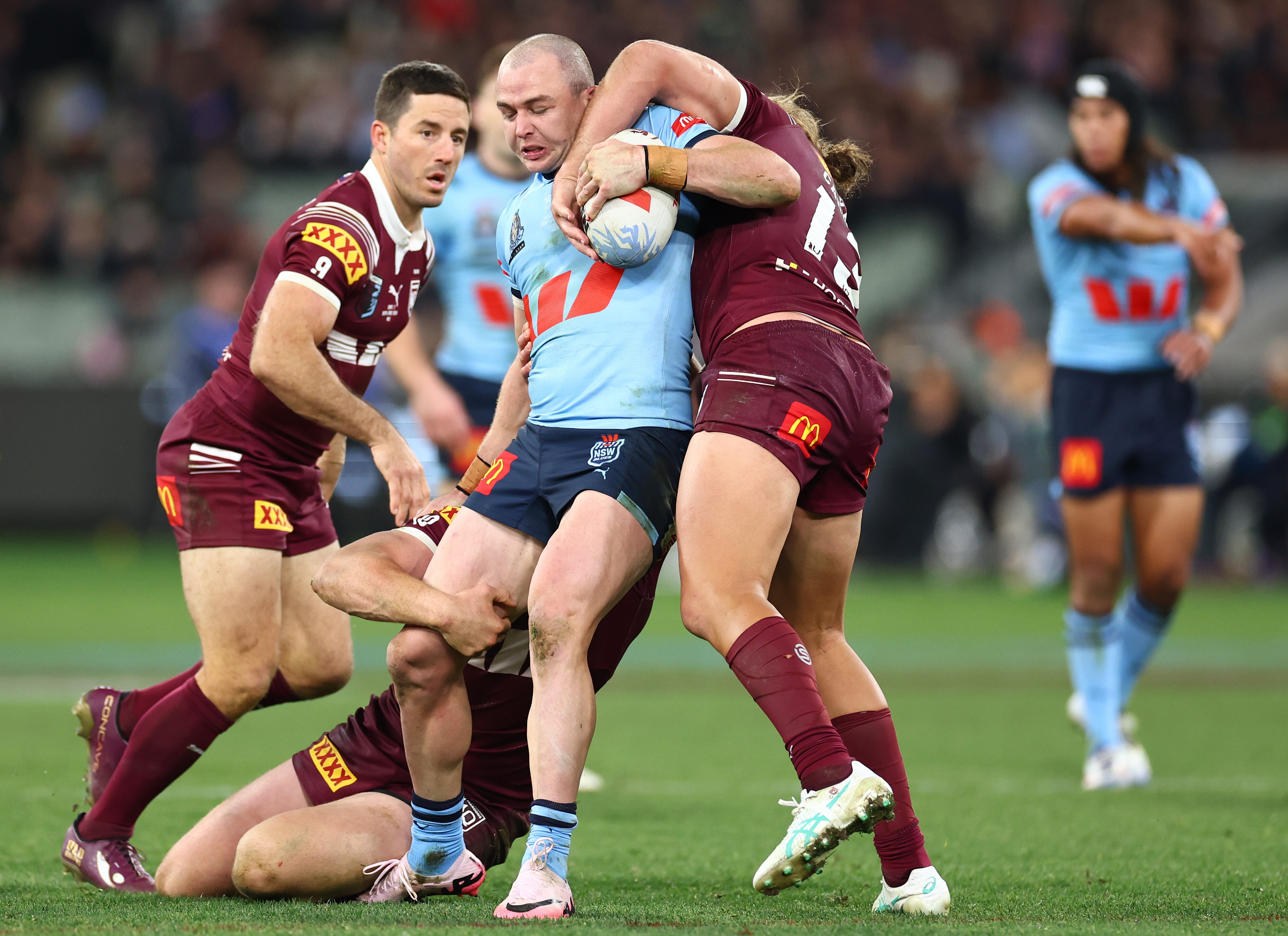 State of Origin Game II: Five quick hits as a late brawl sours a ...