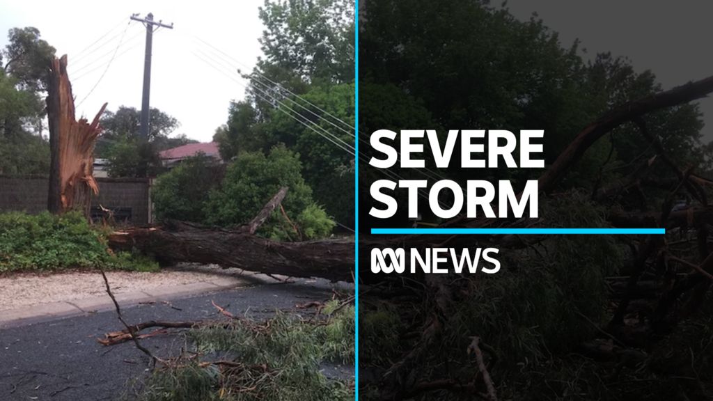 Thousands left without power after severe storm in ACT, NSW - ABC News