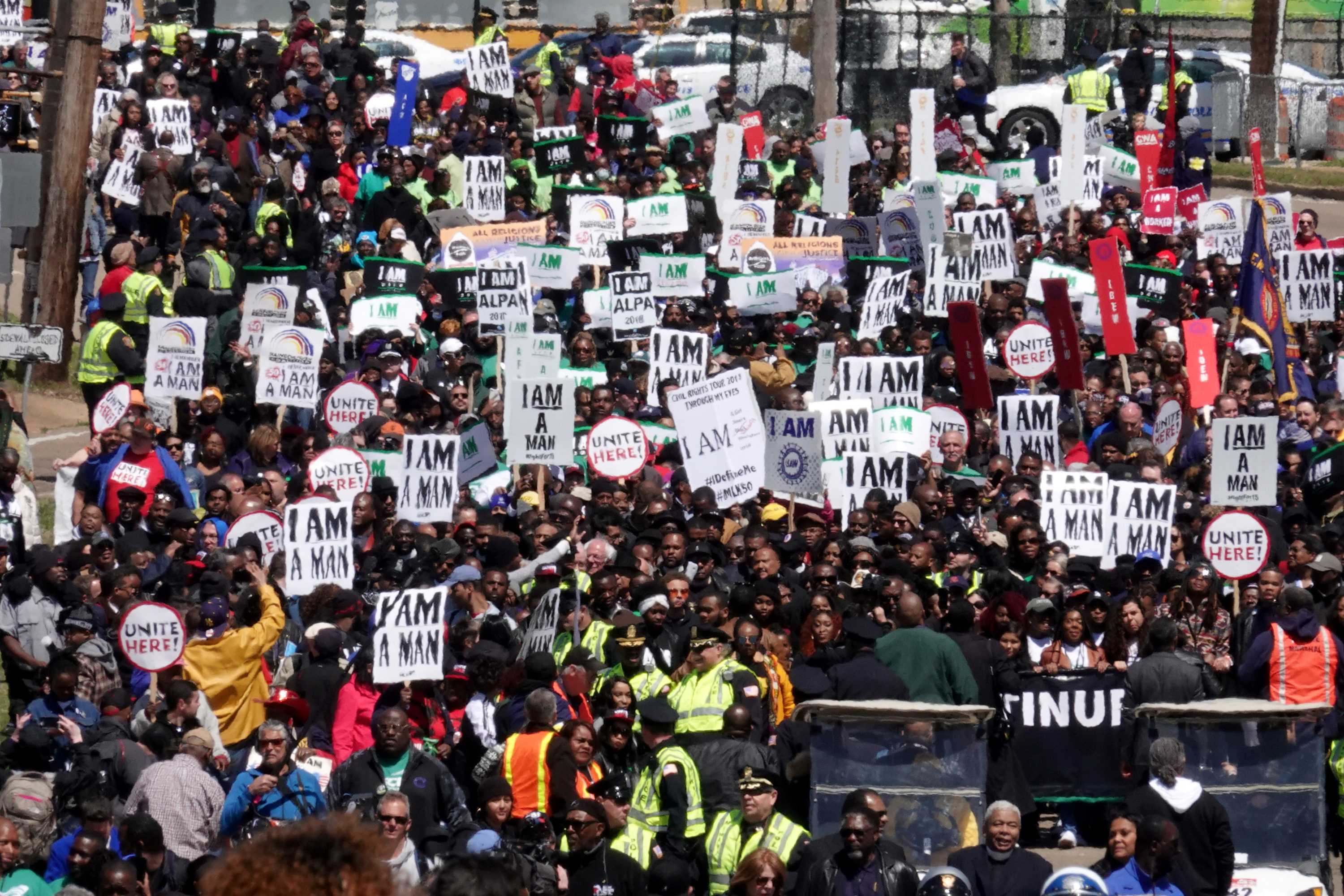 Martin Luther King honoured as thousands march to 'keep the dream going ...