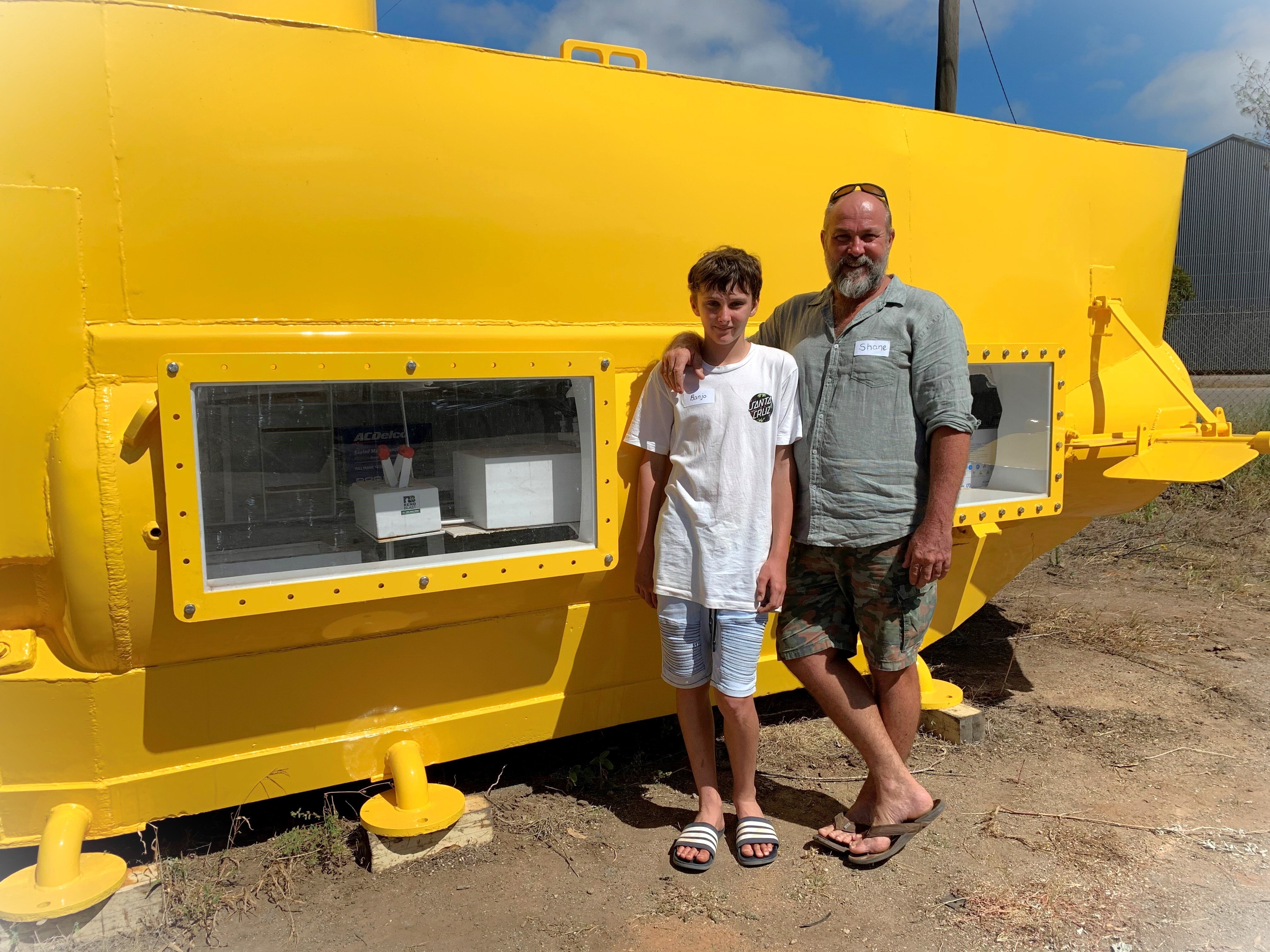 Geraldton's yellow submarine re-berthed after years of rust and ...