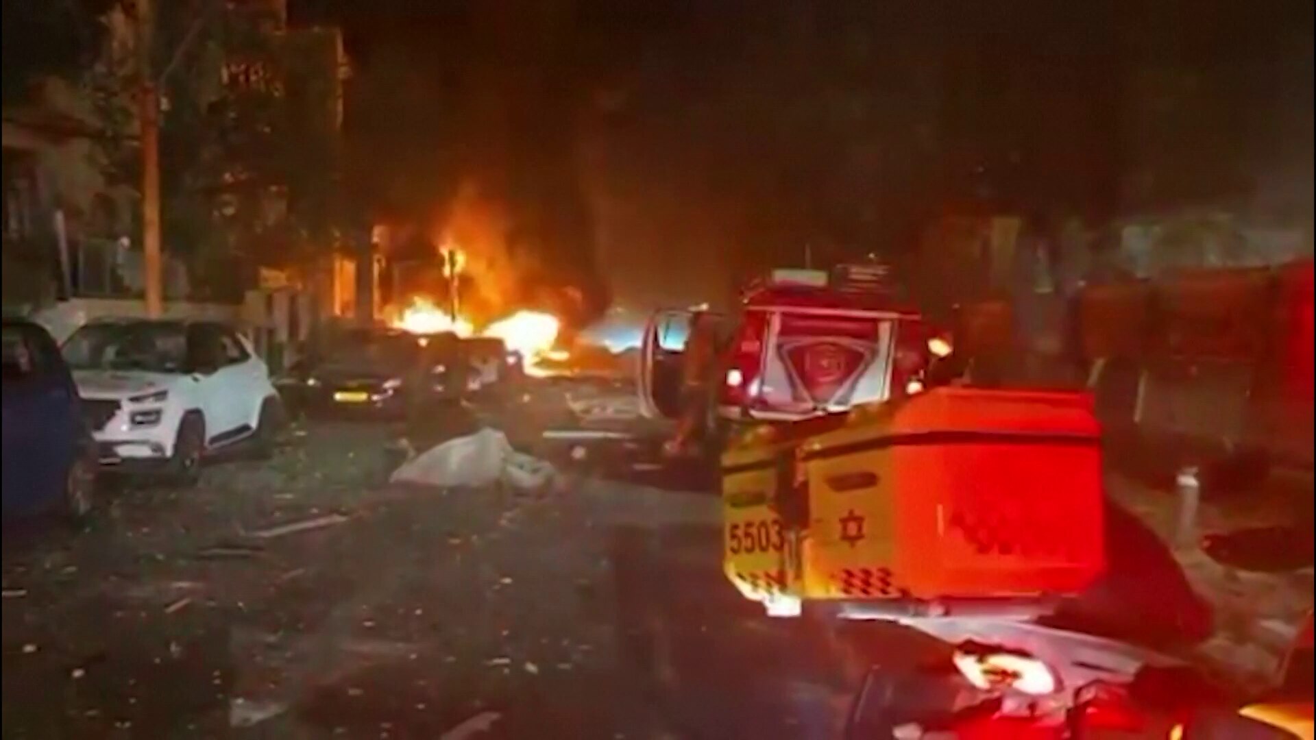 Aftermath of an Iranian missile strike on Tel Aviv - ABC News