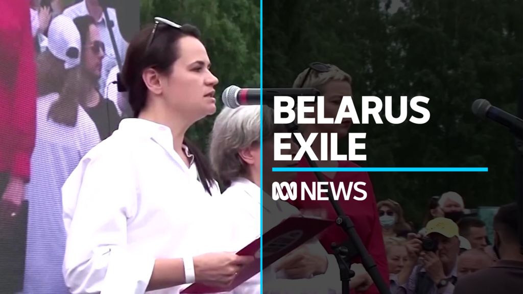 Fight against Lukashenko continues from Lithuania - ABC News