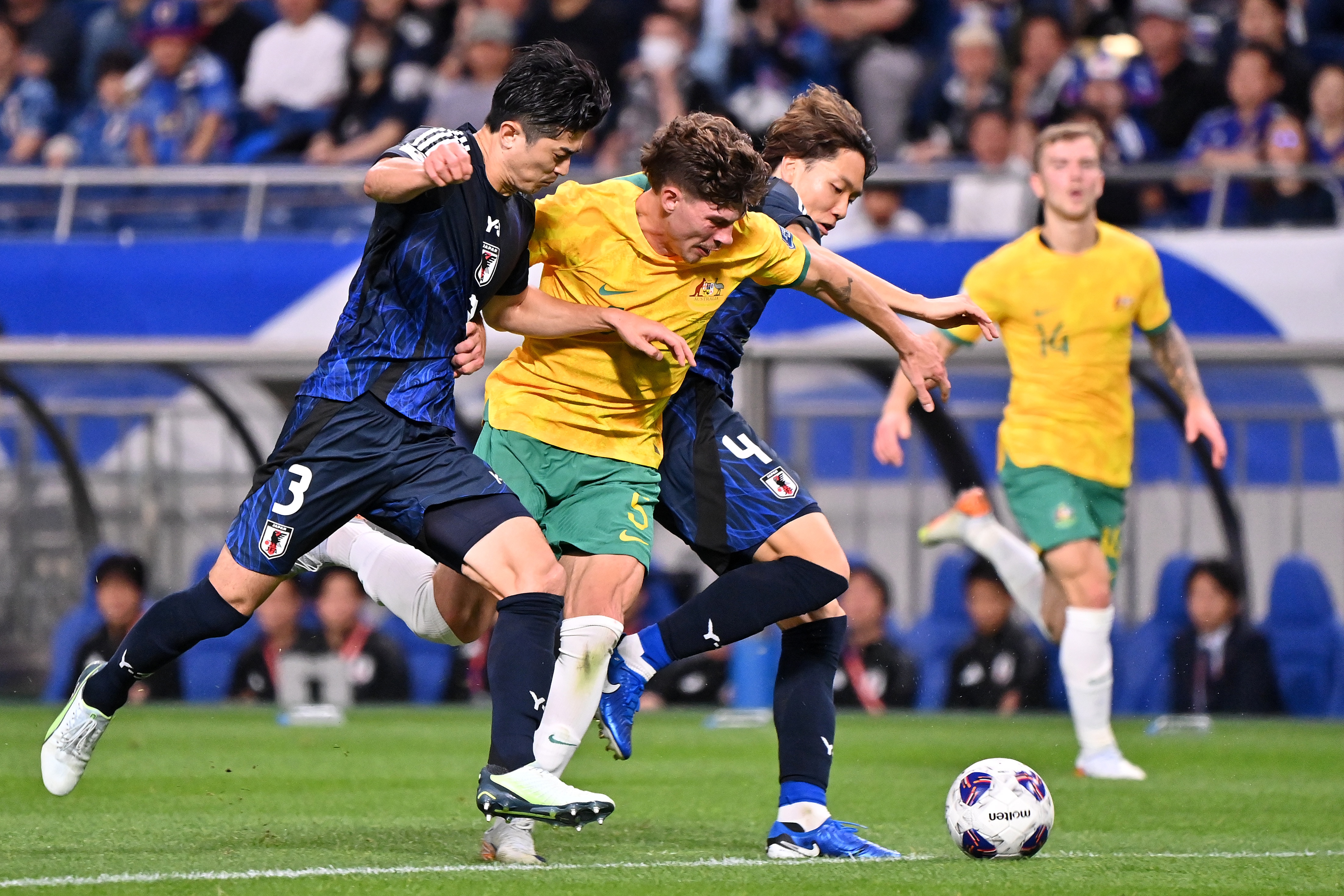 Late own goal sees Socceroos battle to 1-1 draw against Japan in ...