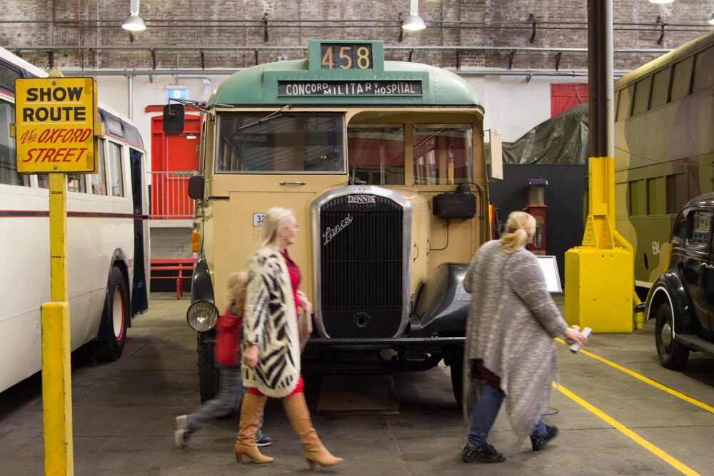 All aboard as Sydney Bus Museum reopens in Leichhardt - ABC News