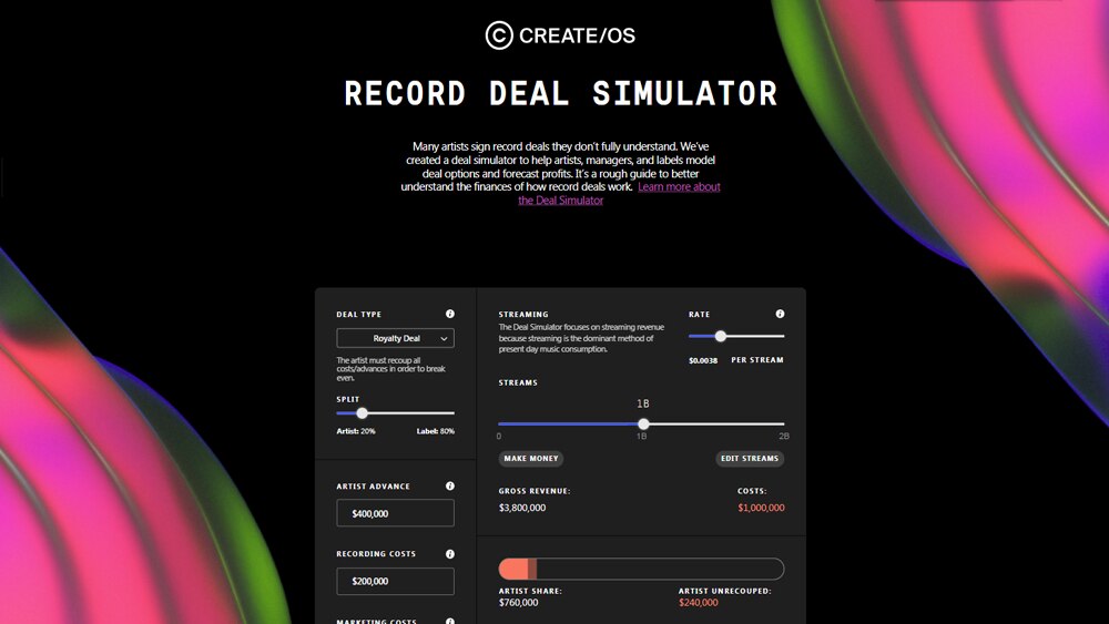 This Record Deal Simulator is a game-changer for unsigned artists ...