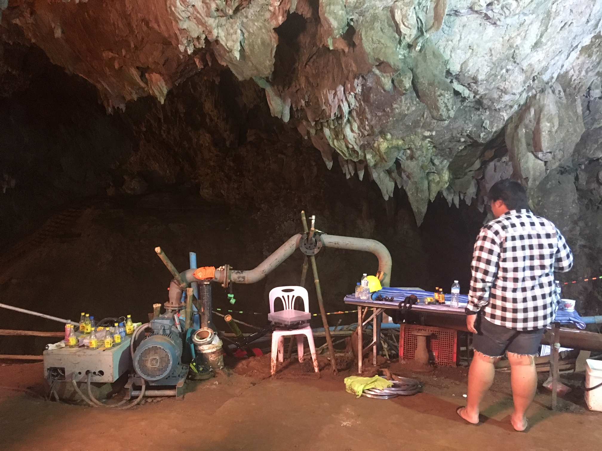 Thai cave rescue: Shrines and pipes at cavern entrance a mute testament ...