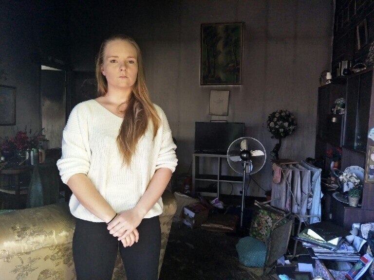 Elderly woman locks herself in bathroom and douses herself in water to ...