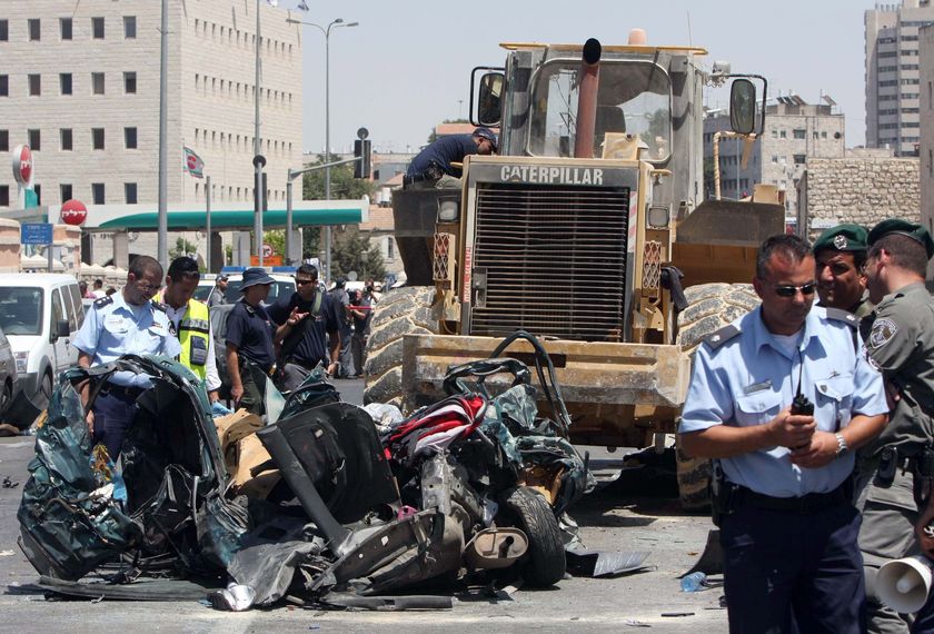 Palestinian kills 3 in Jerusalem bulldozer attack - ABC News