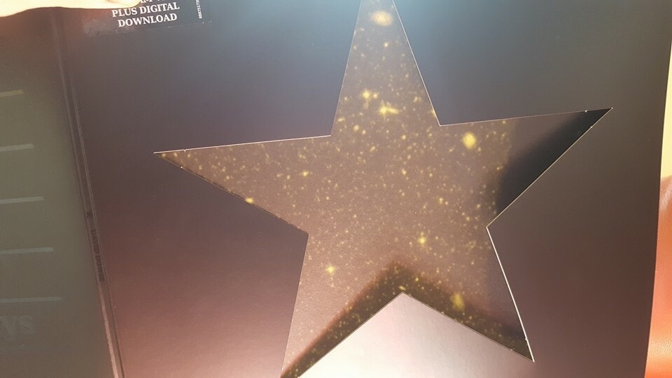David Bowie fans discover stars shining through Blackstar album cover ...
