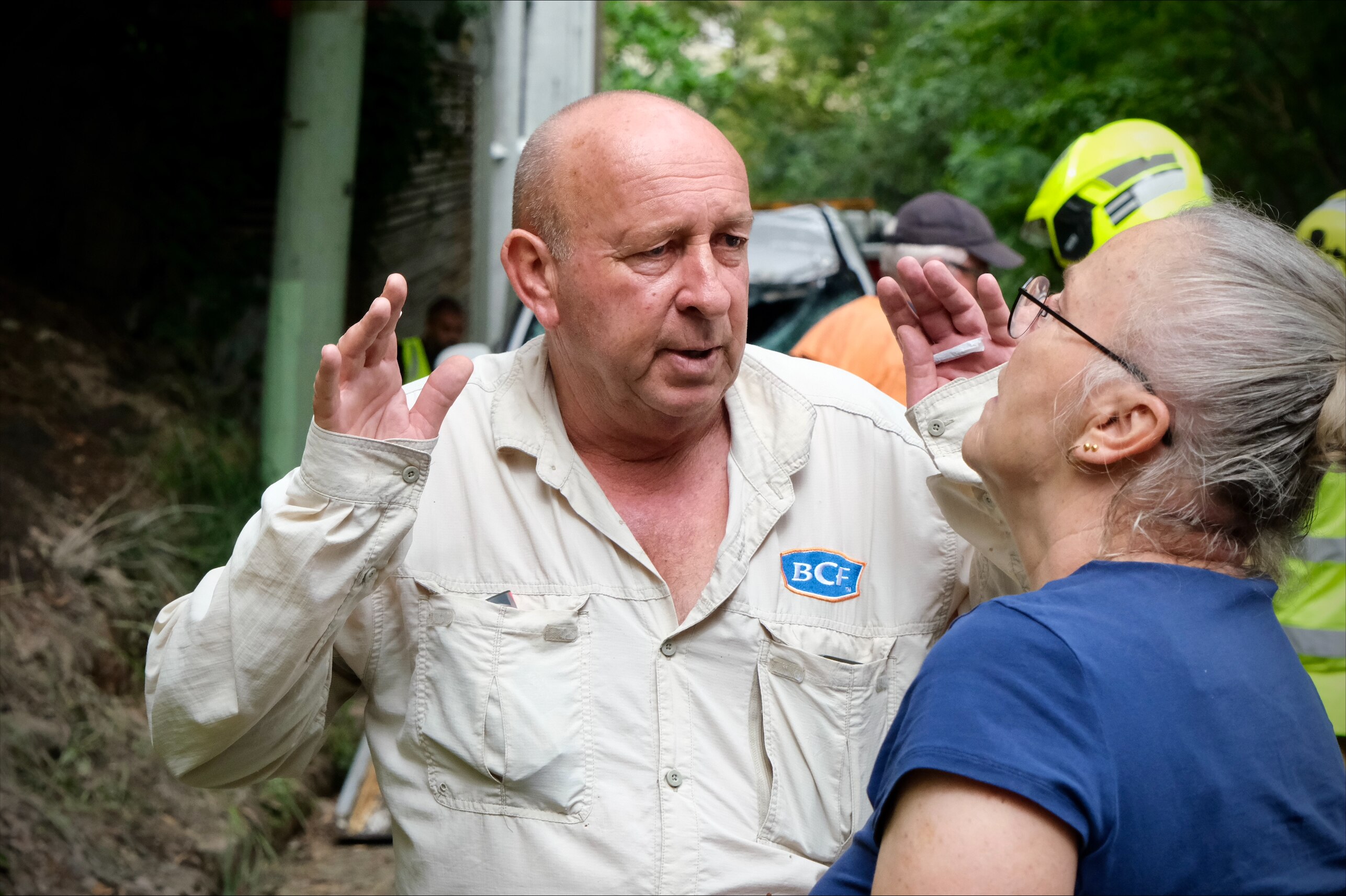 Sydney driver lucky to be alive after car he was driving plunges down ...