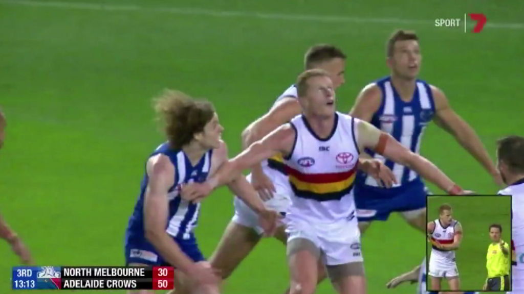 AFL commentators question free kick - ABC News