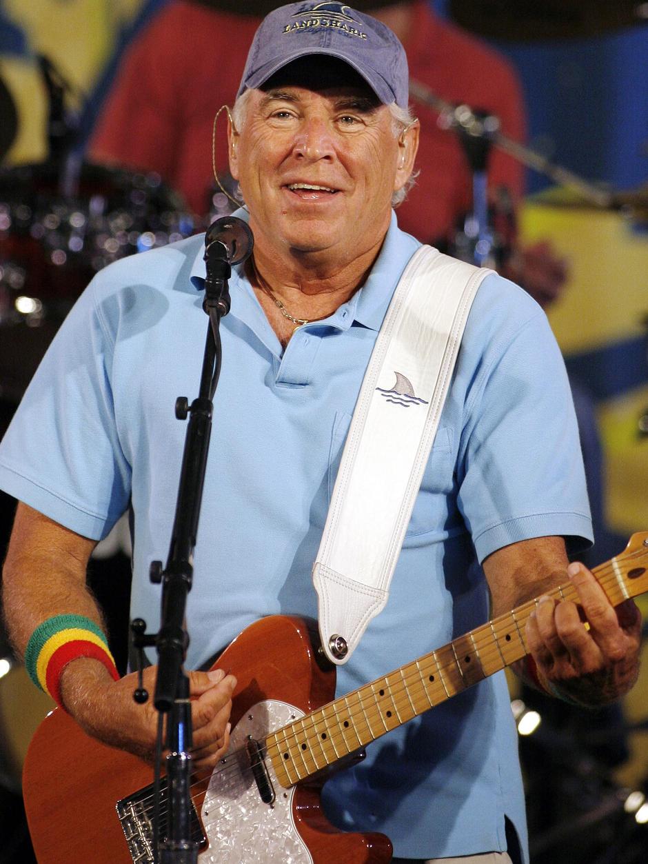 US musician Jimmy Buffett, best known for his hit song Margaritaville ...