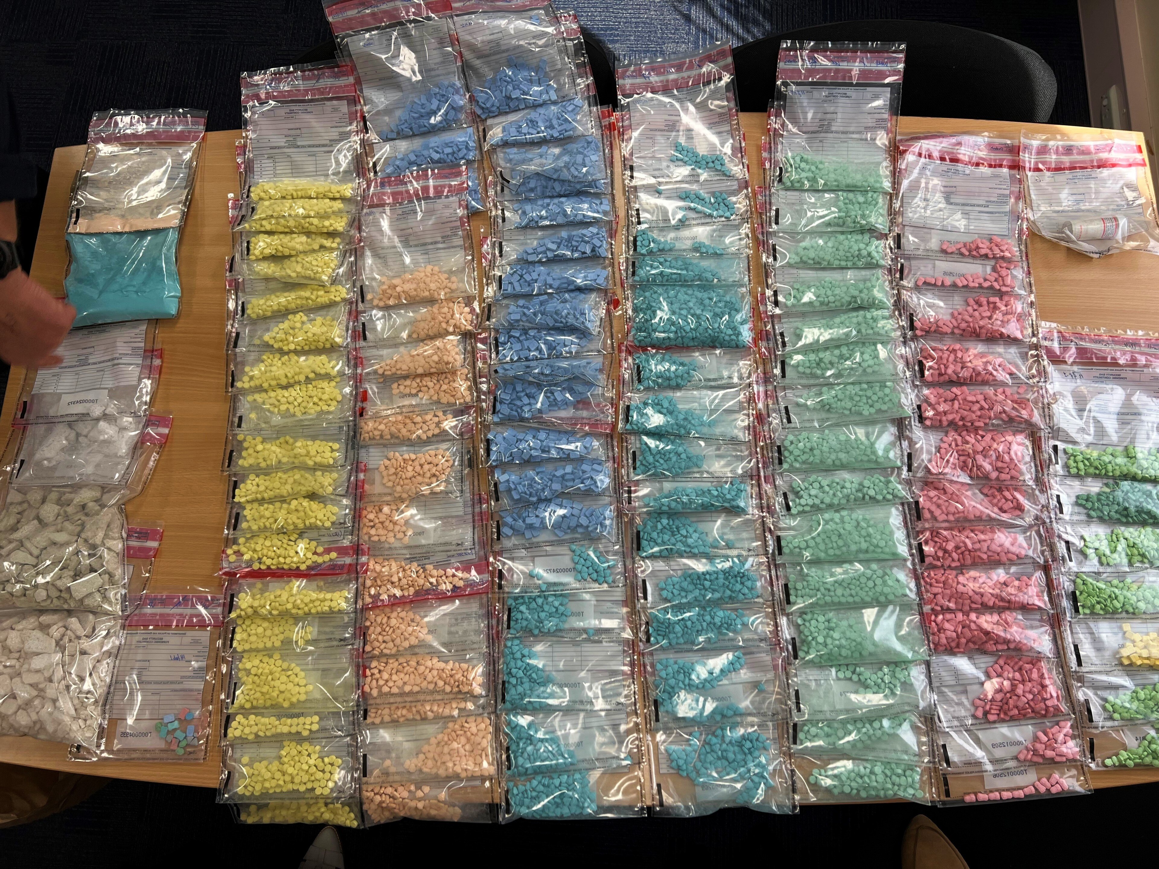 Thousands of MDMA tablets seized in pre-Christmas bust in Tasmanian ...