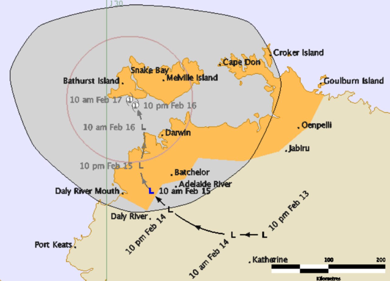 Cyclone watch declared for Darwin and Top End - ABC News