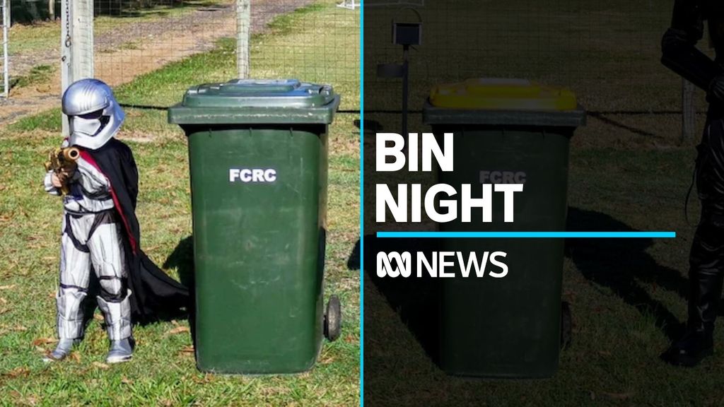 Movie characters, mythical creatures appear on bin night - ABC News