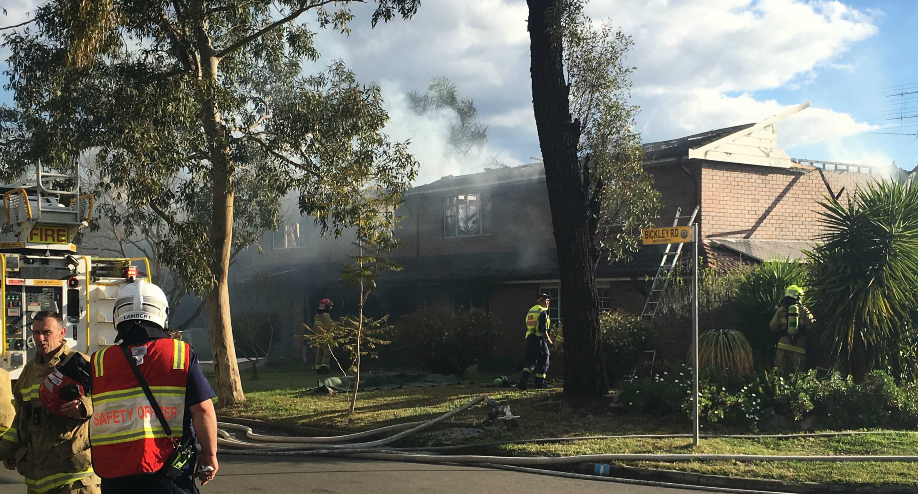 South Penrith house fire: Two men rescued from burning home by ...