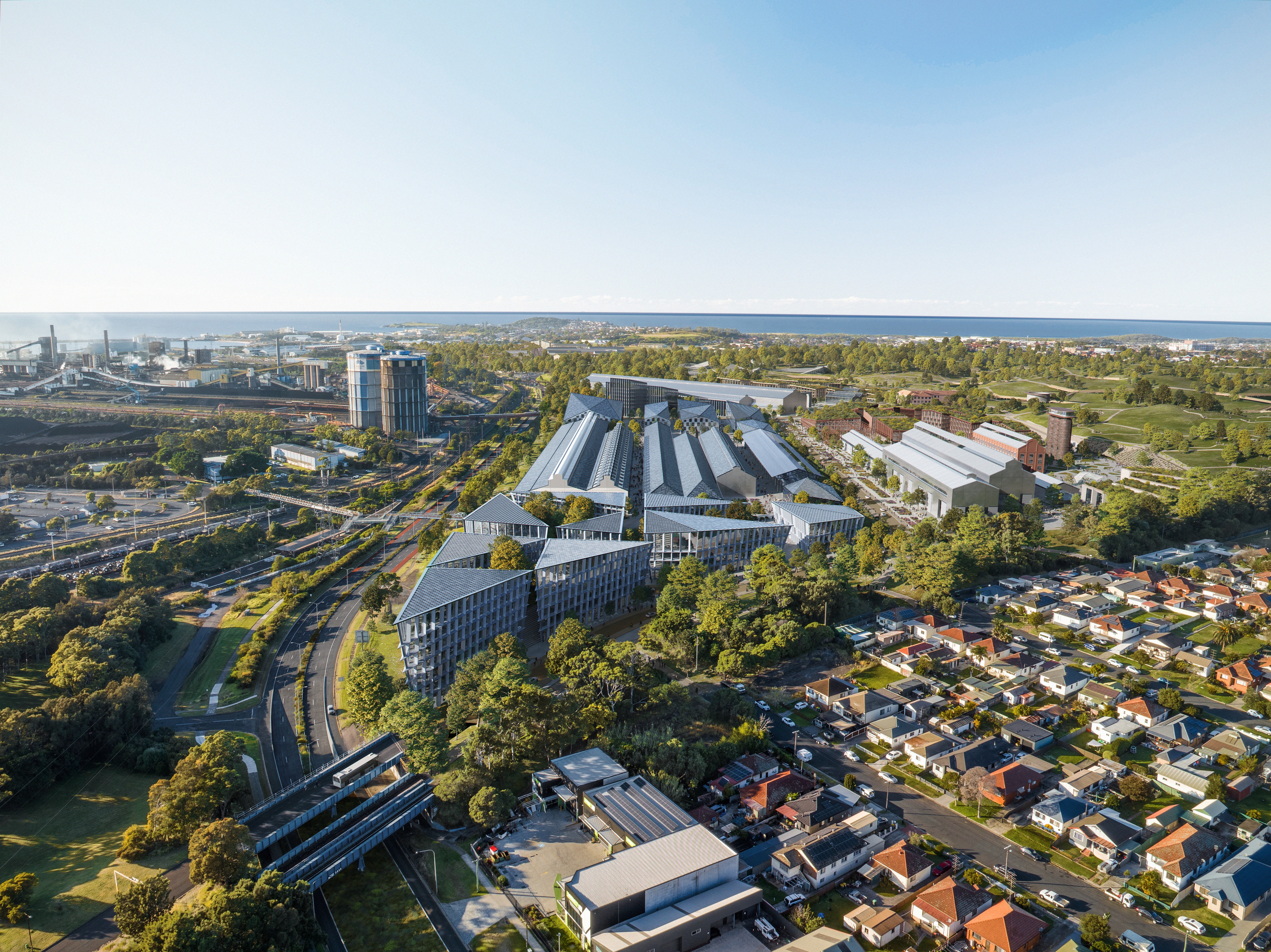 BlueScope Steel unveils masterplan for disused land, scraps wind tower ...