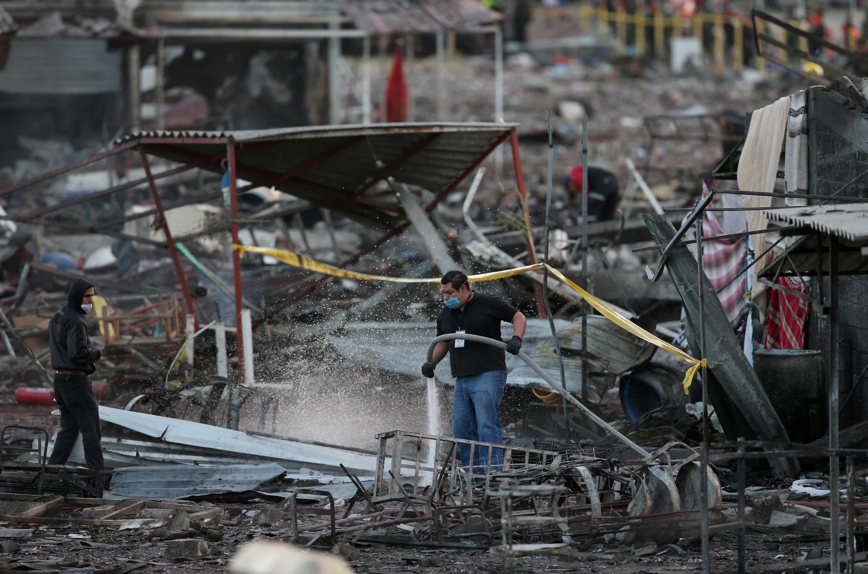 Mexico fireworks market explosion leaves at least 31 dead and scores ...