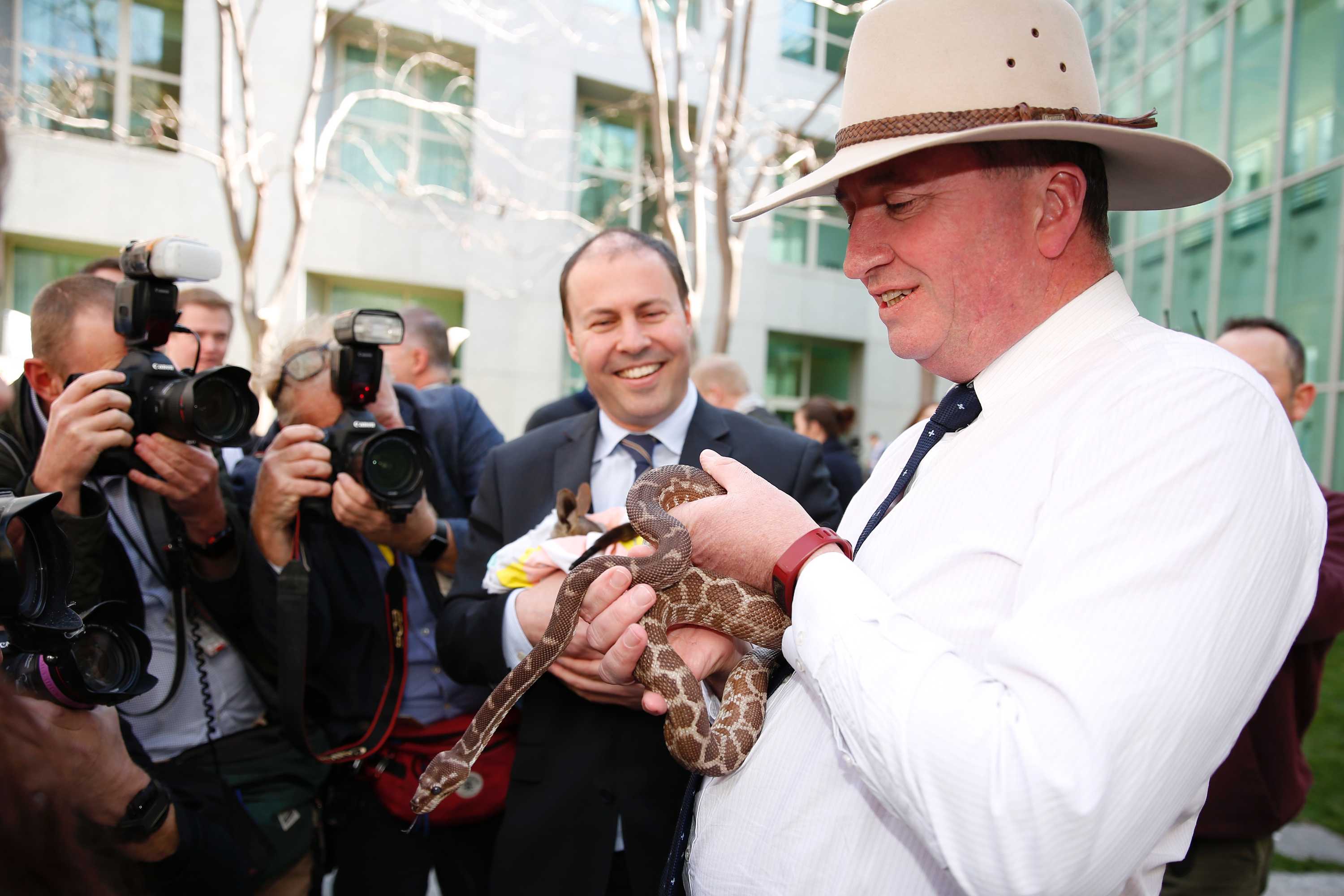 In the era of COVID-19, Barnaby Joyce's coronavirus snake bite ...