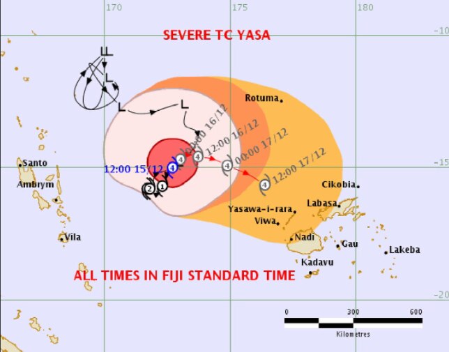 Category 5 Cyclone Yasa on track to hit Fiji - ABC Pacific