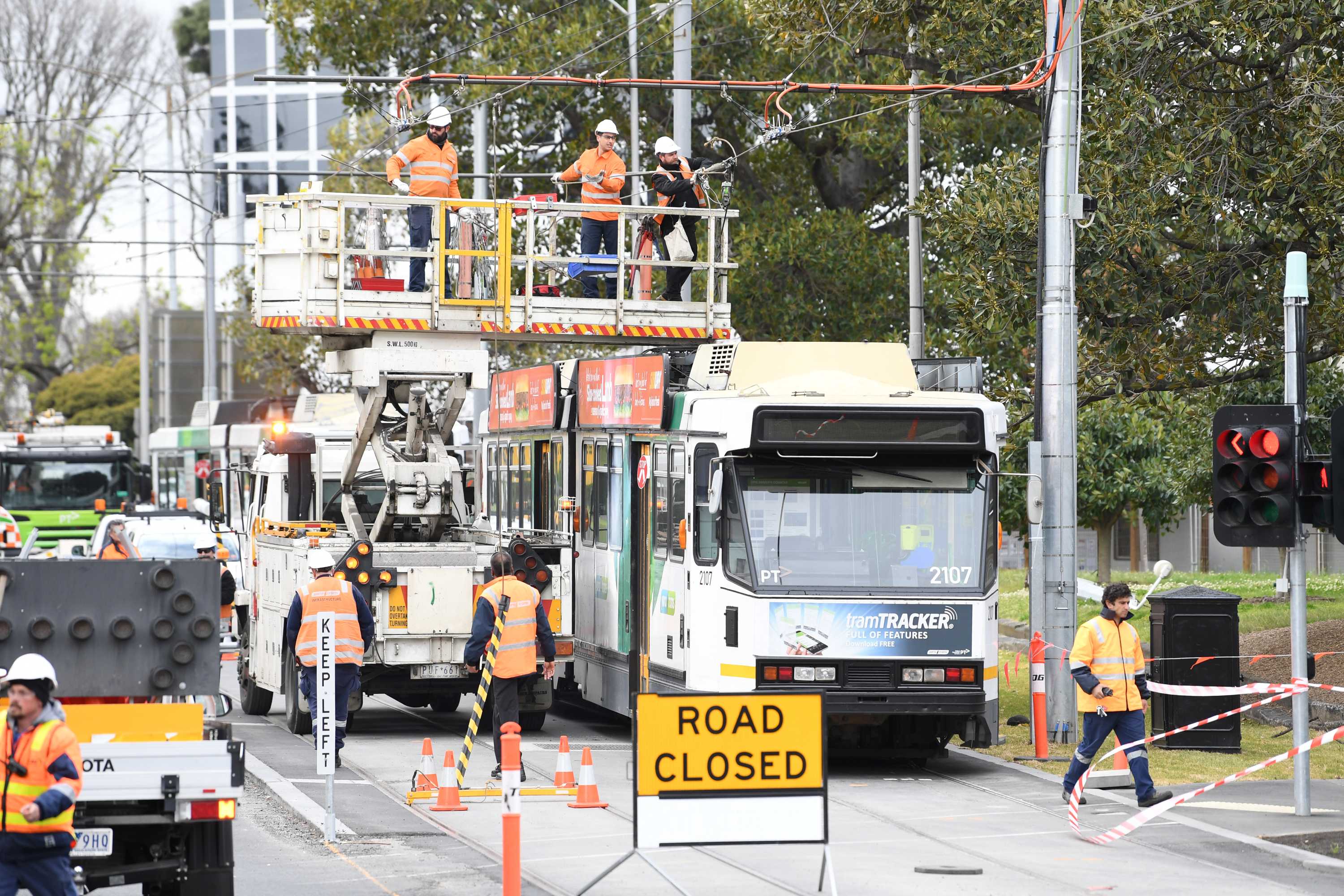 Tram catches fire in Melbourne, forcing evacuation and long delays ...
