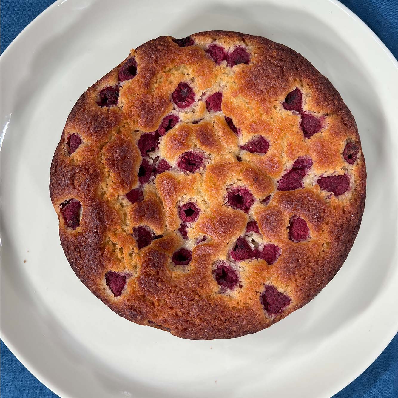 Zesty raspberry and olive oil cake recipe - ABC Everyday