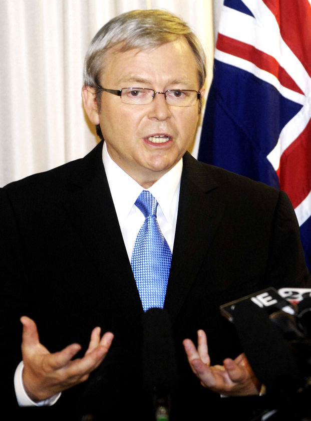 Rudd sworn in as new PM - ABC News
