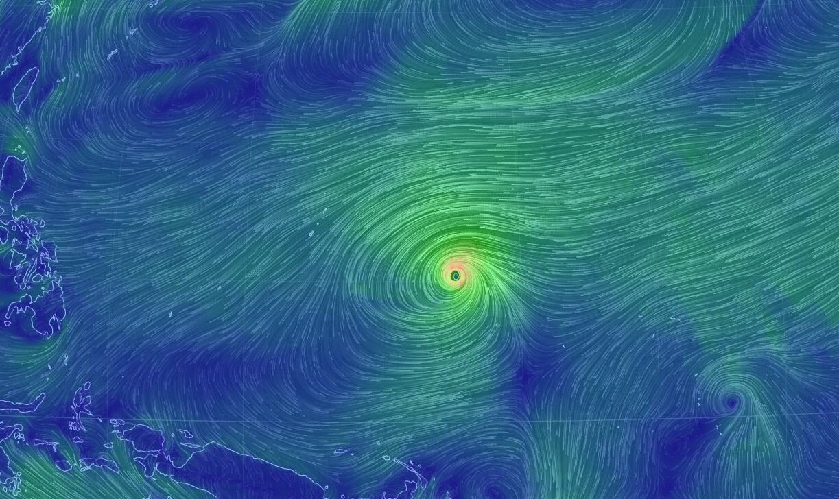 Typhoon Dolphin heads towards Guam with expected winds of 160 kph - ABC ...