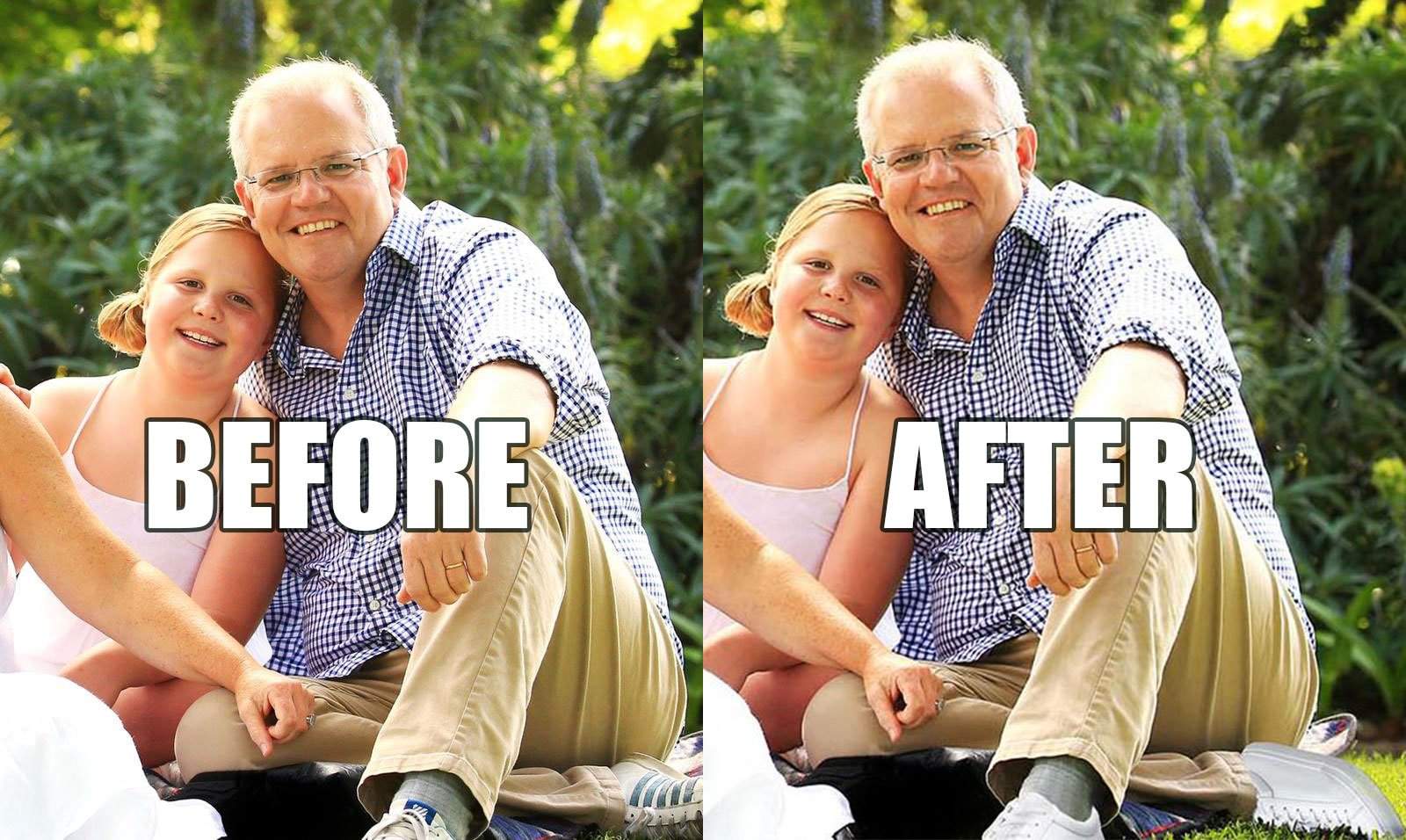 Scott Morrison laughs off Photoshopped shoes fuss - ABC News