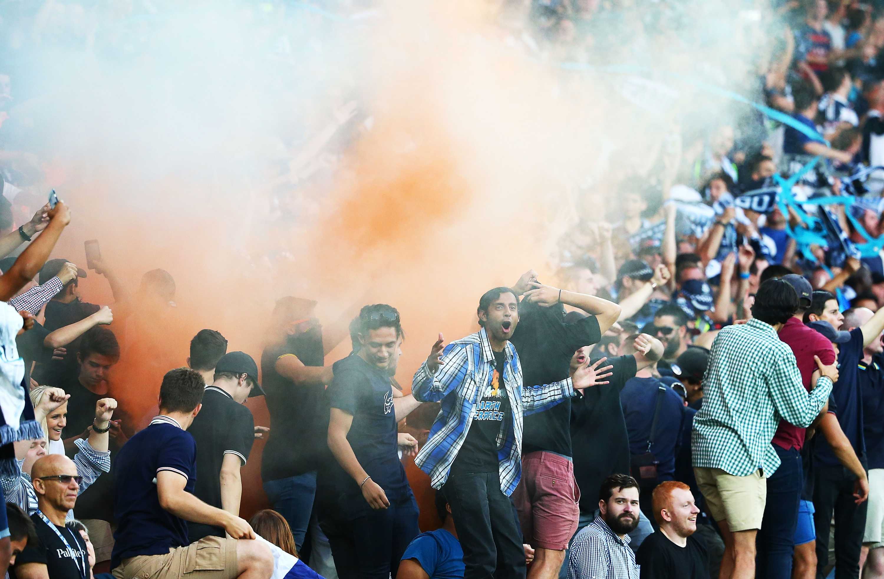 Melbourne Victory await FFA flares verdict after crowd trouble at AAMI ...