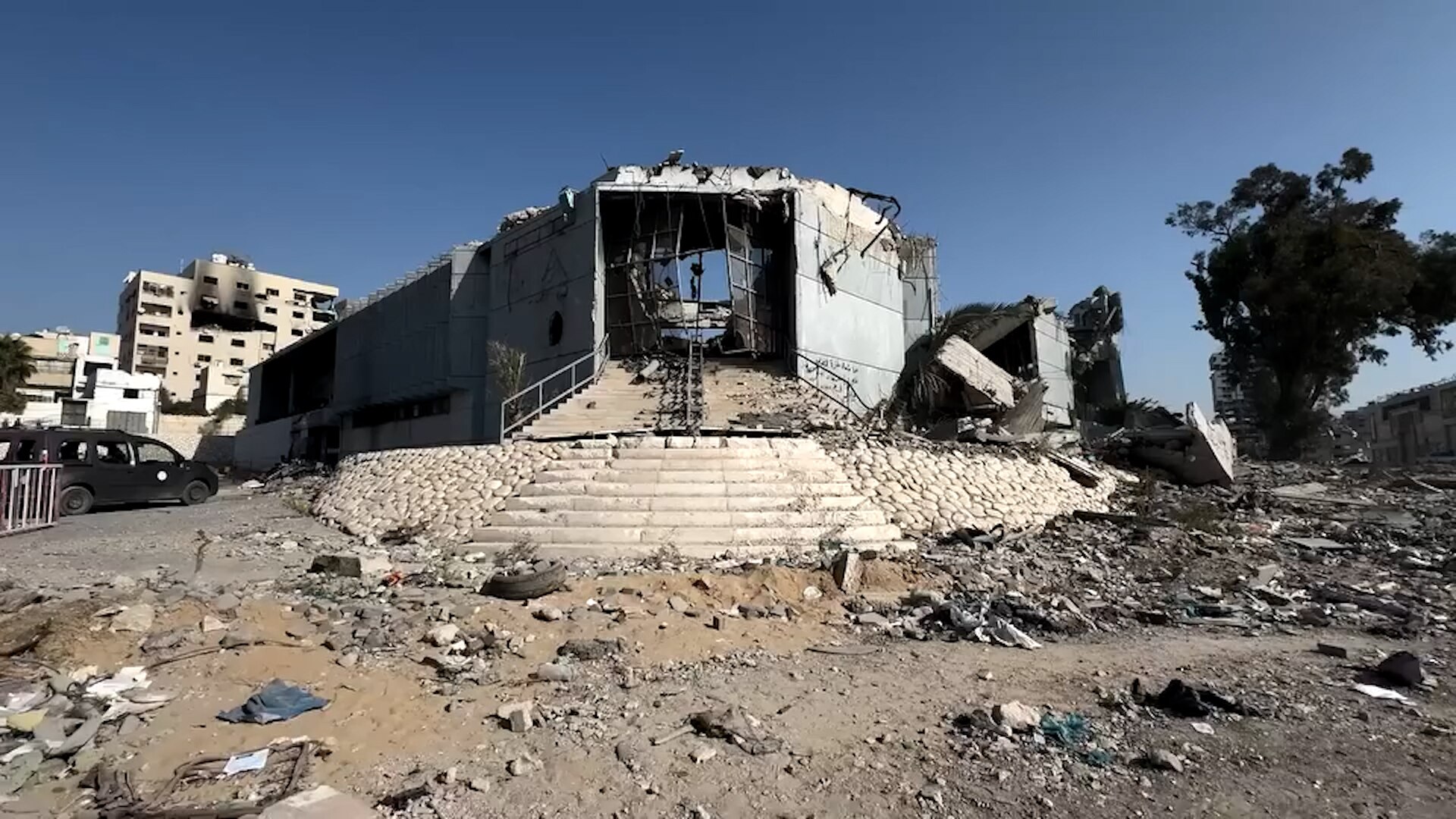 The Rashad Shawa Cultural Centre and Theatre - ABC News