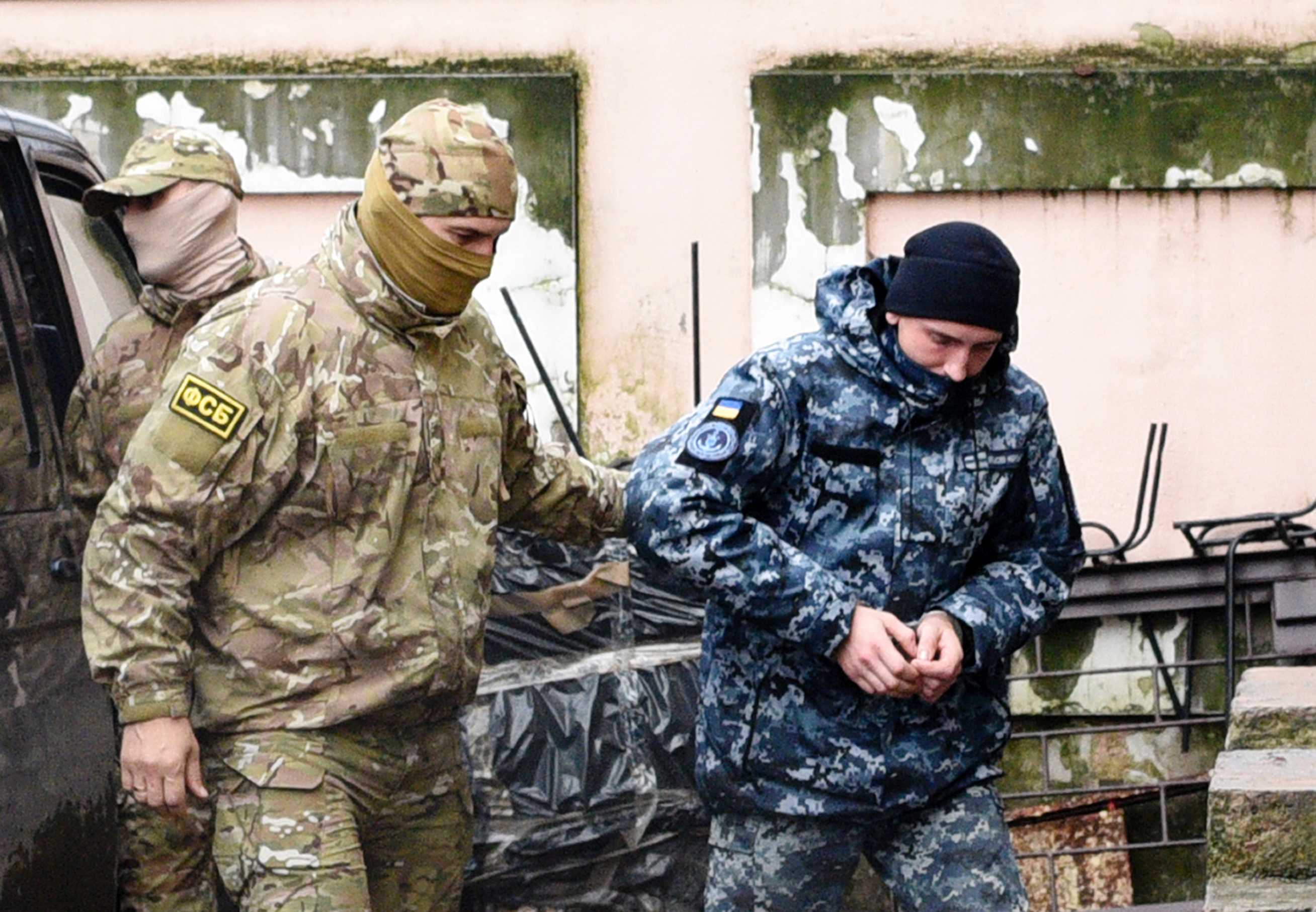 Russia puts captured Ukrainian navy sailors on TV, begins prosecutions ...