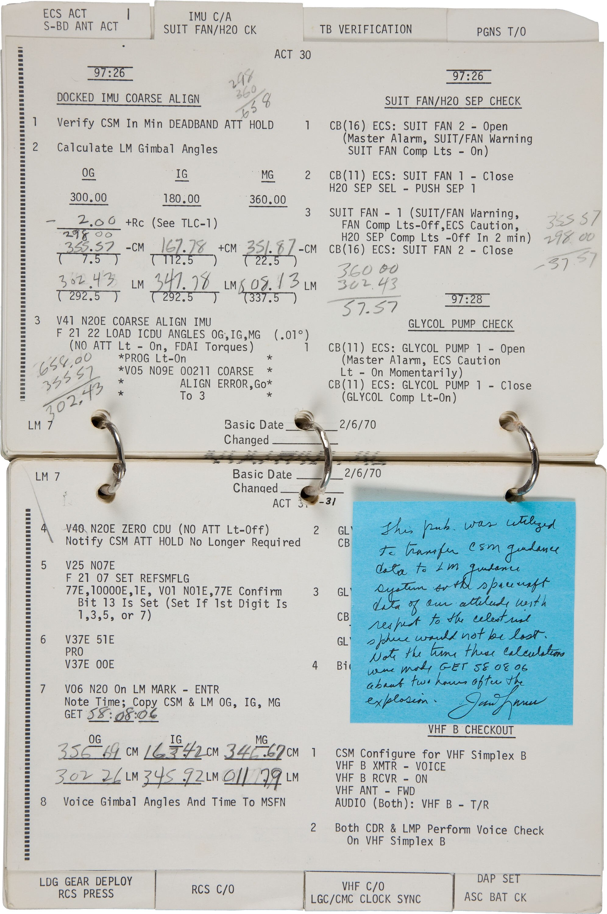 Apollo 13 notebook fetches $380k - ABC News