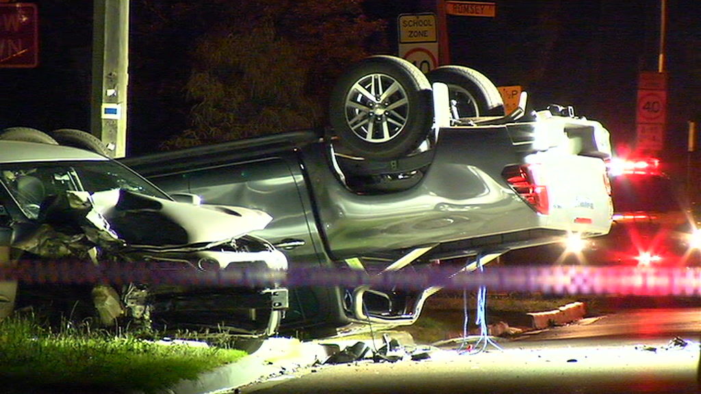 Police said the man caused a series of car crashes when he ran from ...