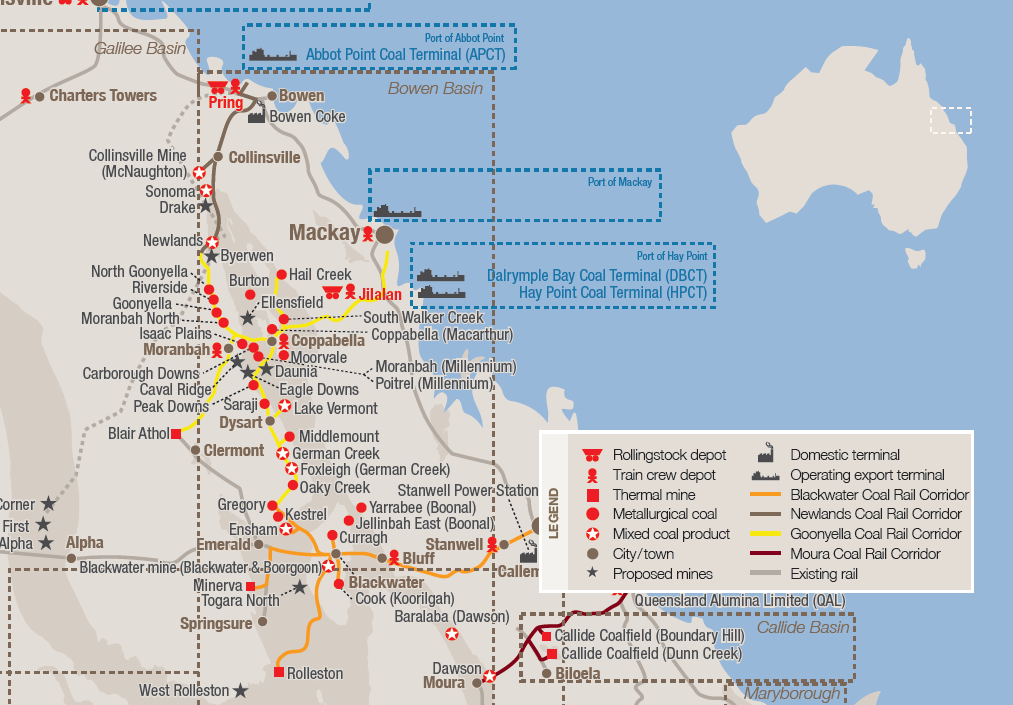 Cyclone Debbie rail closures to disrupt coal exports for weeks - ABC News