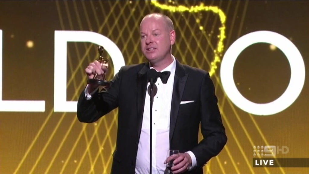 Tom Gleeson wins the Gold Logie - ABC News