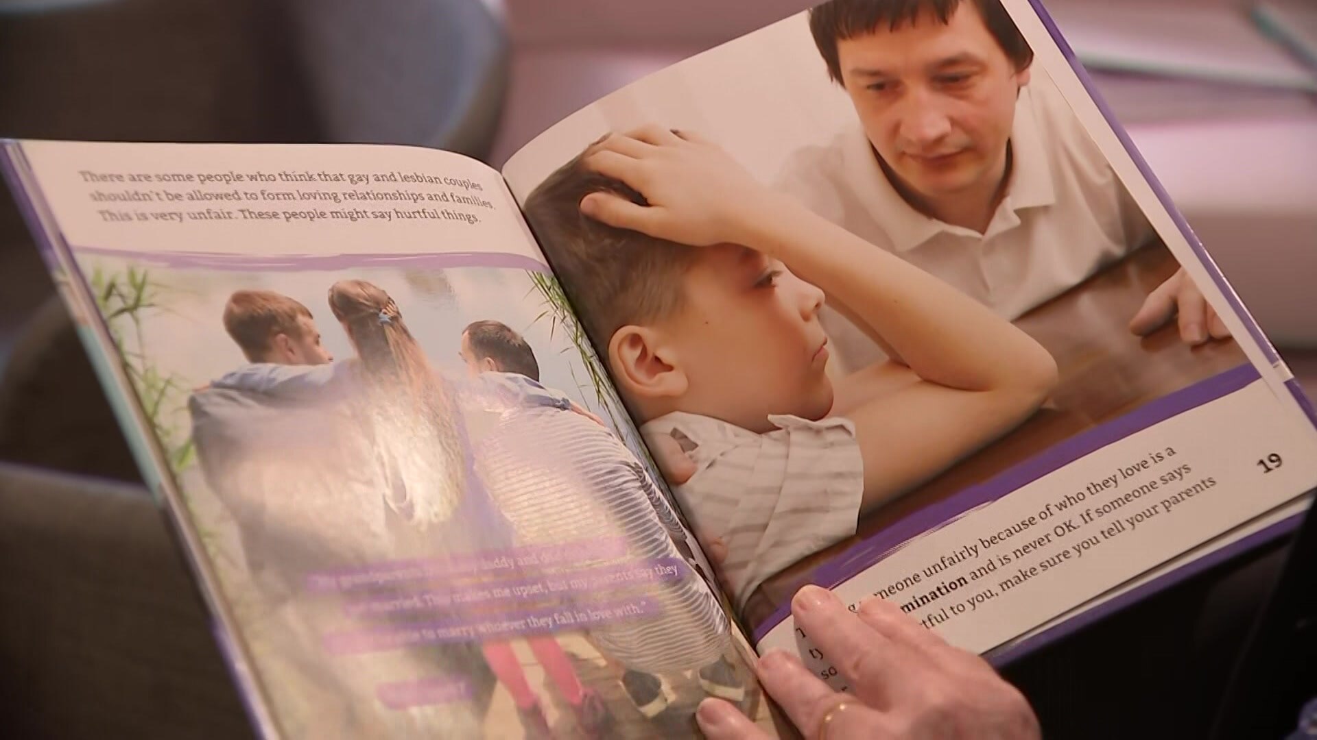 Same-sex parenting book ban may breach laws - ABC listen