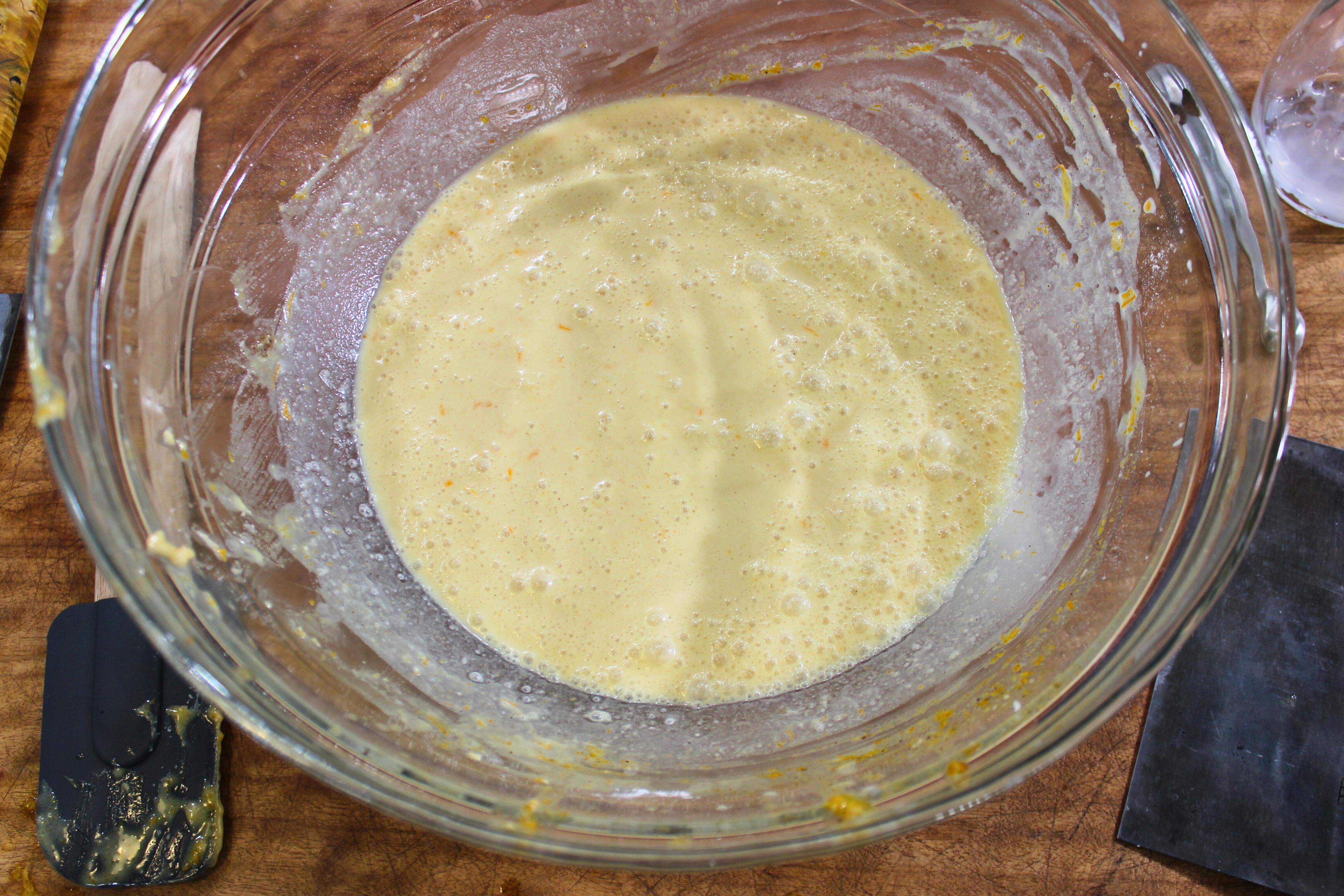 Orange delicious pudding with a self-saucing custard base - ABC News