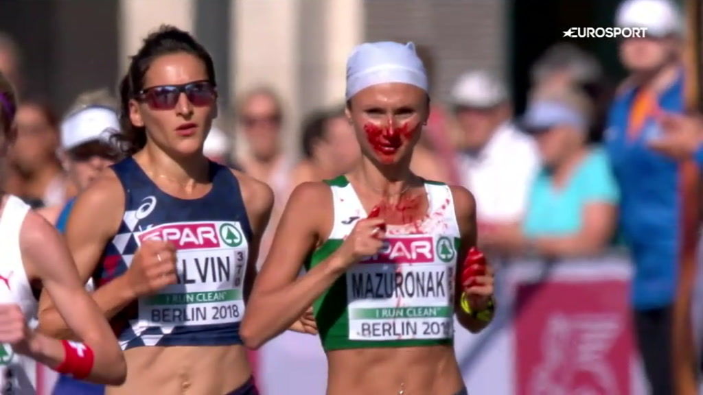 Runner wins marathon despite nosebleeds and almost taking a wrong turn ...