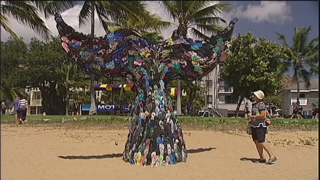Townsville's Strand foreshore transformed with festival sculptures ...