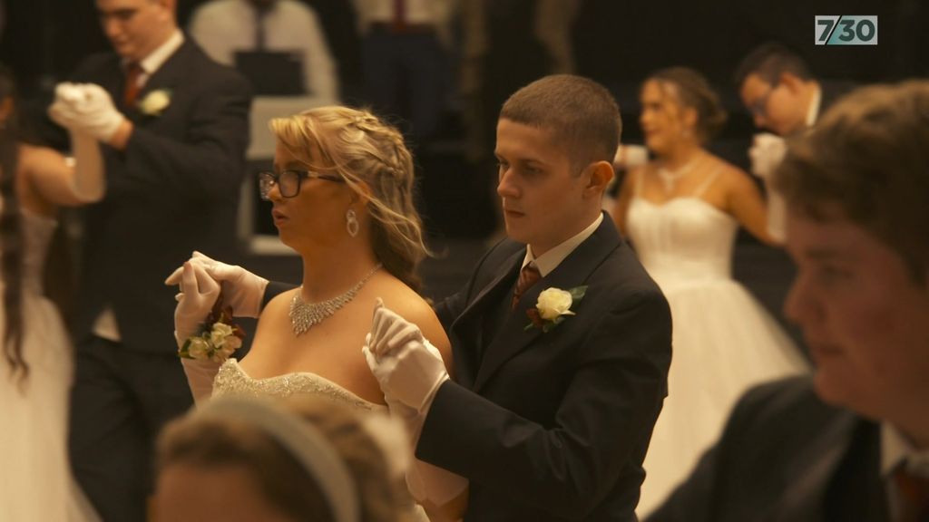 School hosts its first debutante ball in years - ABC News