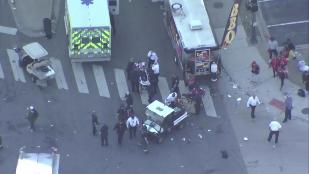Multiple people hit by gunfire near Super Bowl victory parade in Kansas ...