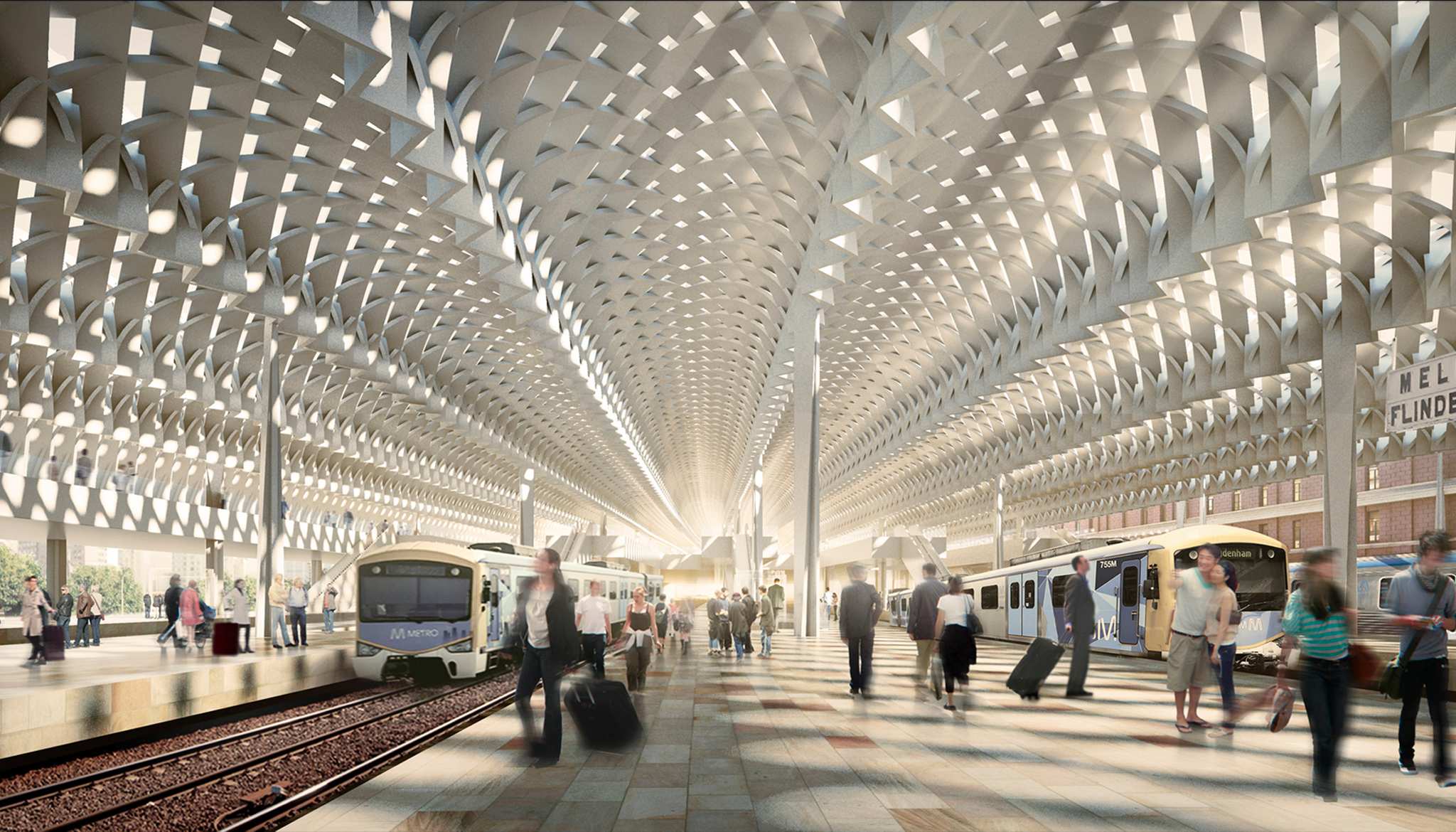 Swiss team wins Flinders Street Station design competition - ABC News