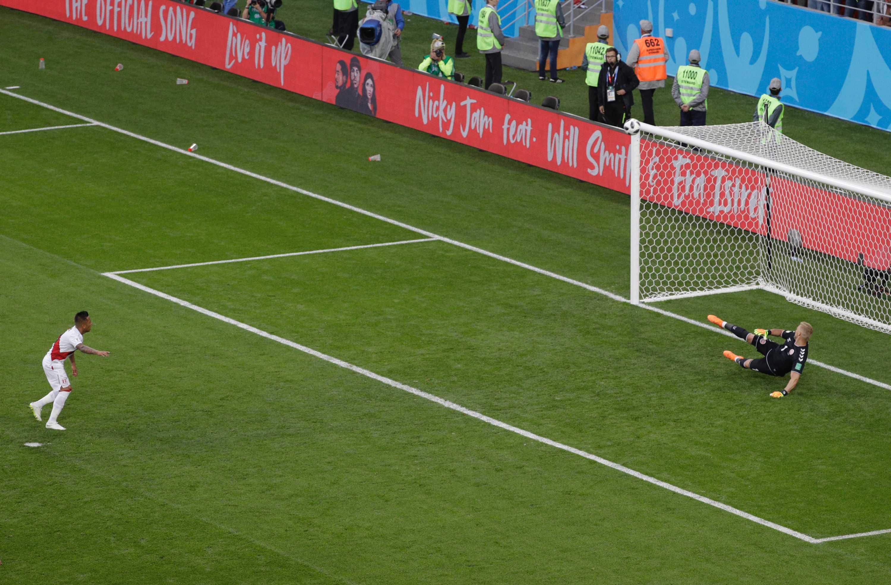 World Cup: Christian Cueva misses penalty as Peru lose 1-0 to Denmark ...