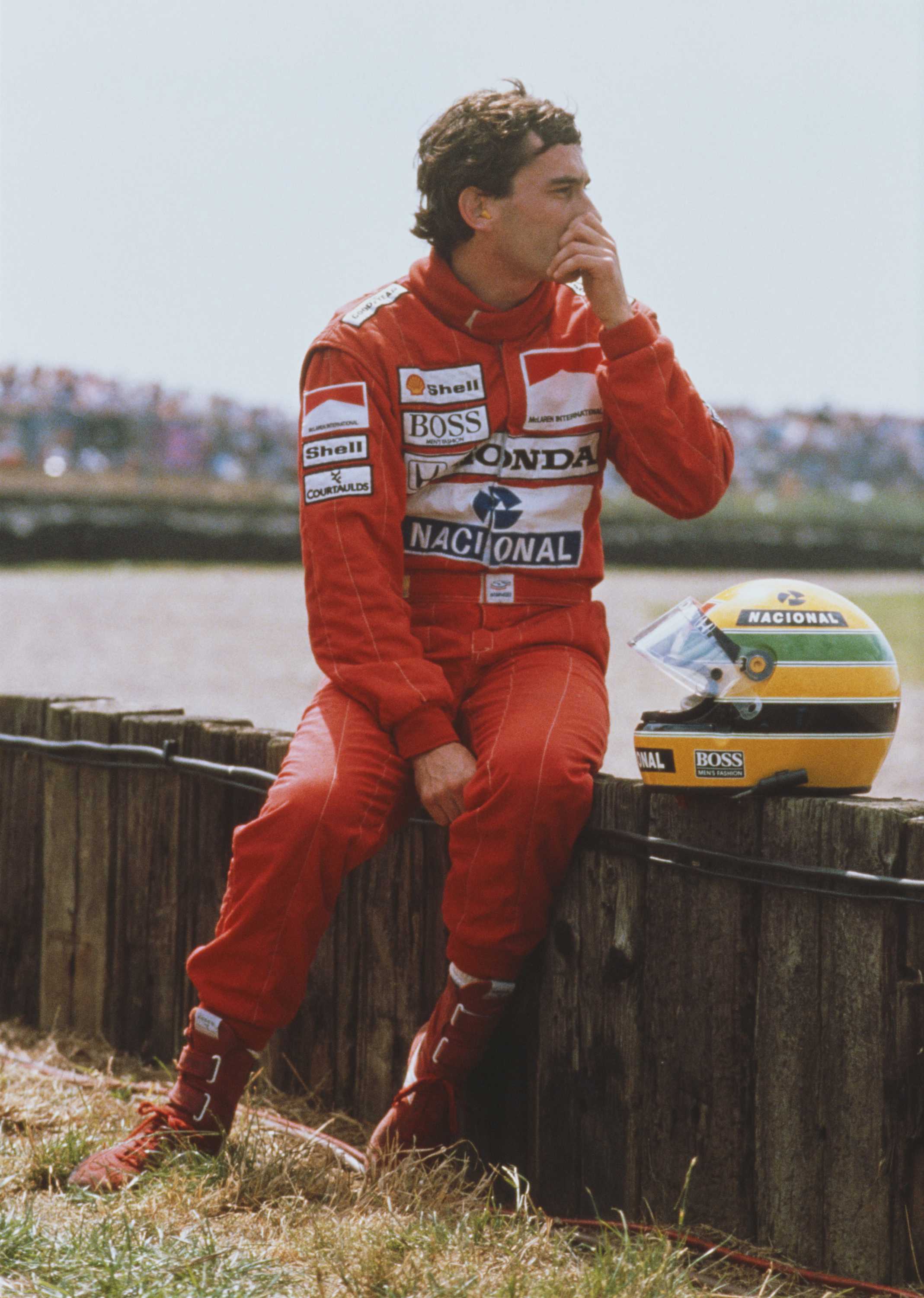 Ayrton Senna Face After Crash