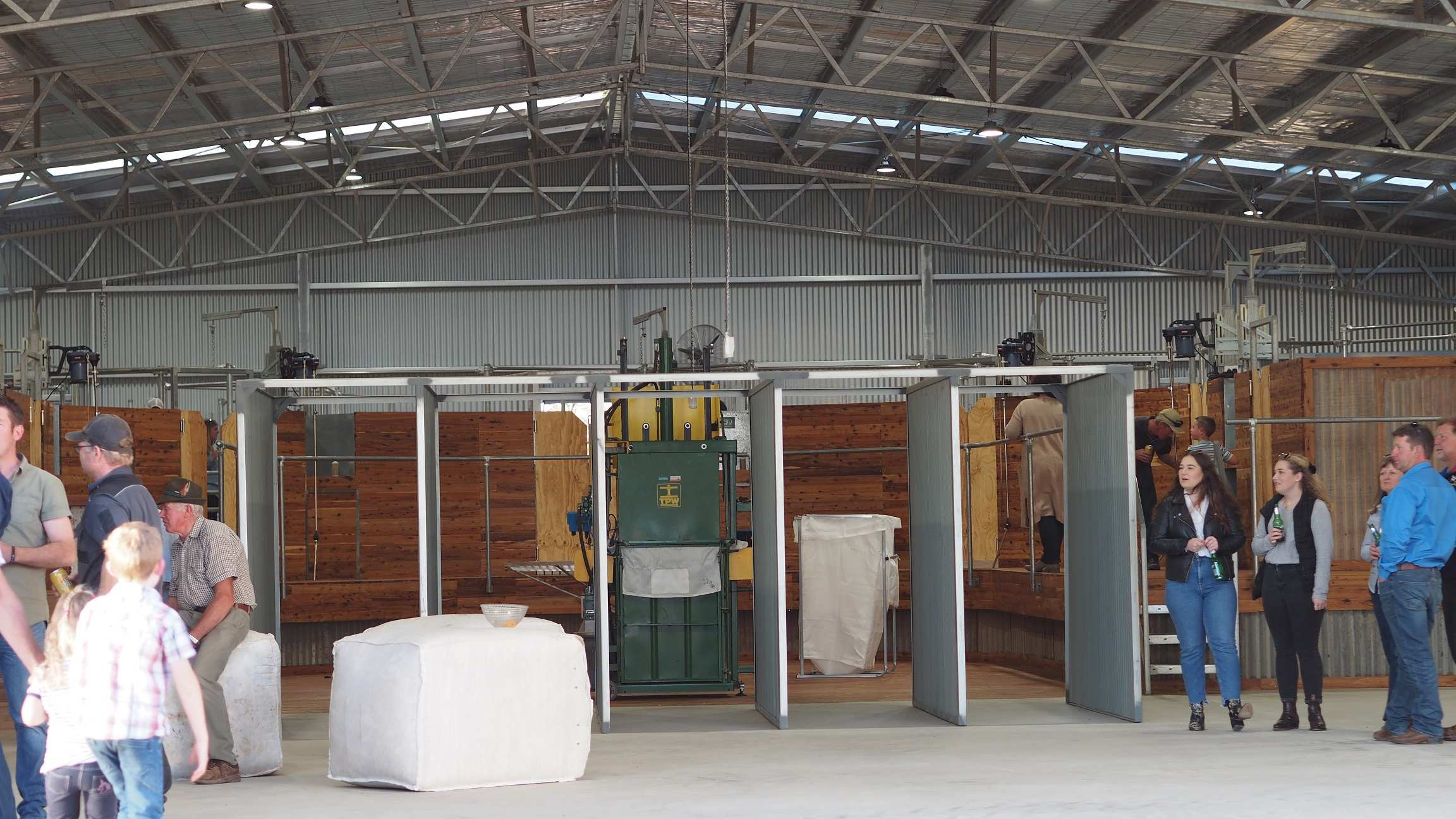 Farmers with grand designs open modern shearing shed in South Australia ...