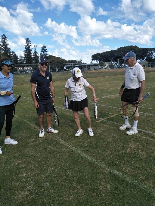 Game, set, catch: Perth tennis player hit in face by flying fish - ABC ...