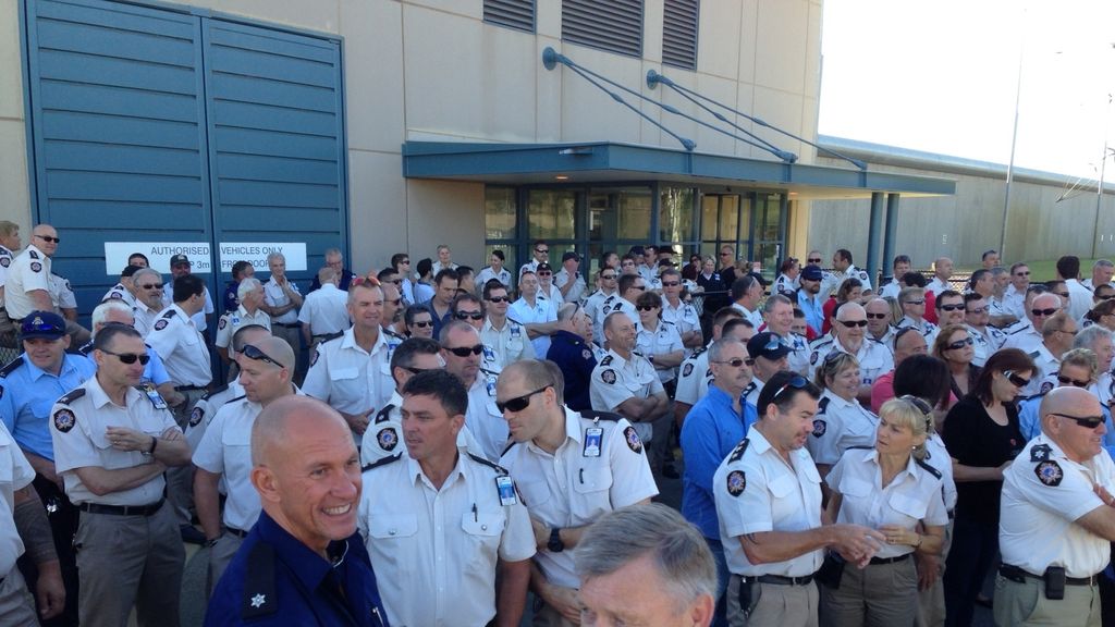 Prison officers strike in demand for better pay - ABC News